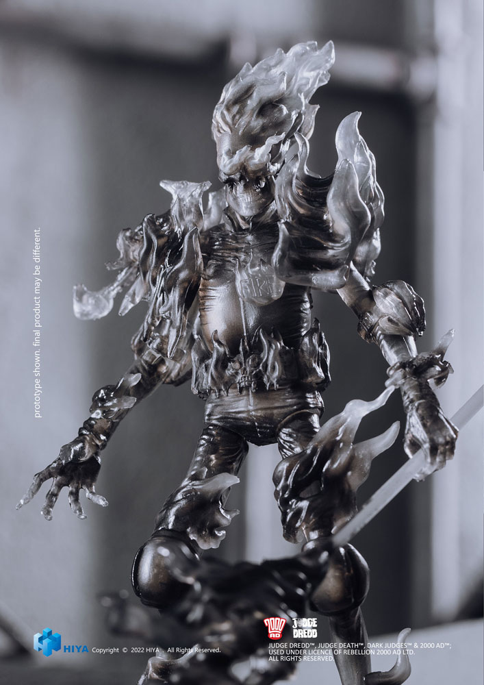 Figurka 2000 AD Exquisite Mini 1/18 - Black and White Judge Fire