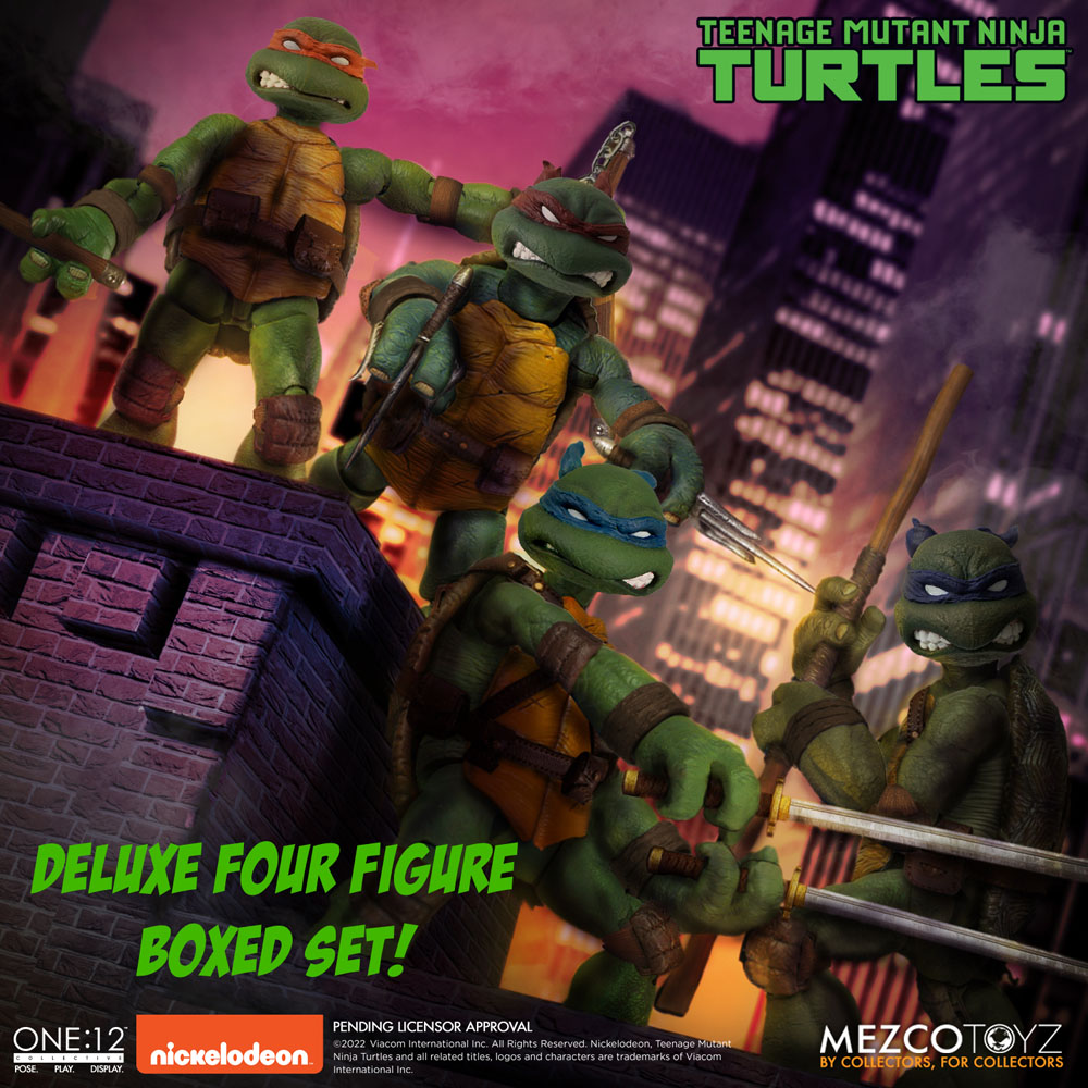 Zestaw 4 figurek Teenage Mutant Ninja Turtles XL Deluxe Box Set