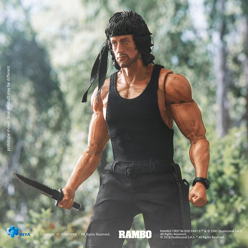 Figurka Rambo II Exquisite Super Series 1/12 - John Rambo (First Blood II)