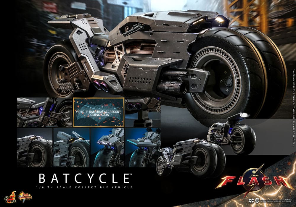 Pojazd The Flash Movie Masterpiece 16 Batcycle