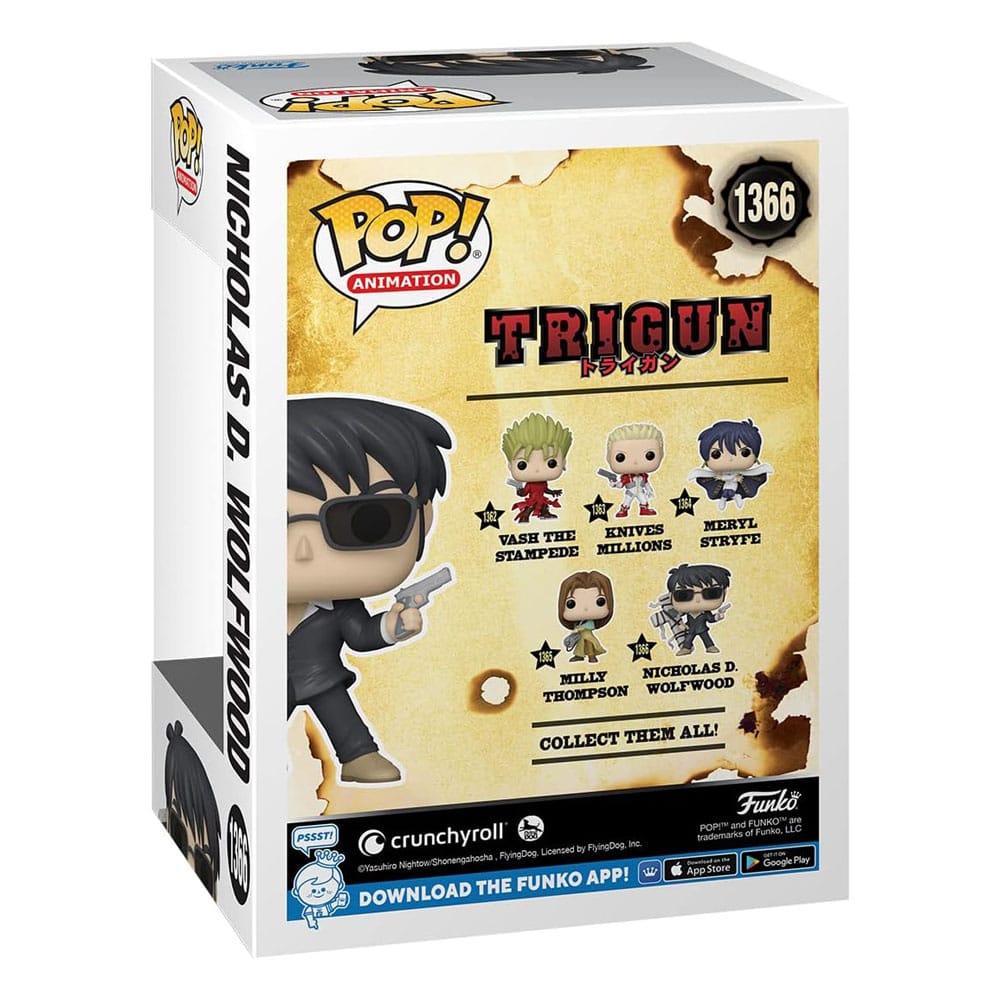 Figurka Trigun POP! - Nicholas D. Wolfwood