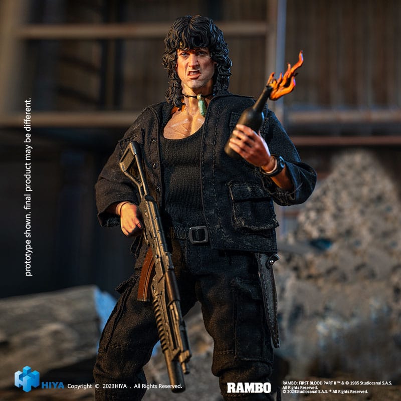 Figurka Rambo III Exquisite Super Series 1/12 - John Rambo (First Blood ...