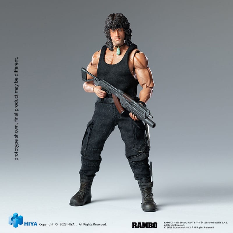 Figurka Rambo III Exquisite Super Series 1/12 - John Rambo (First Blood ...
