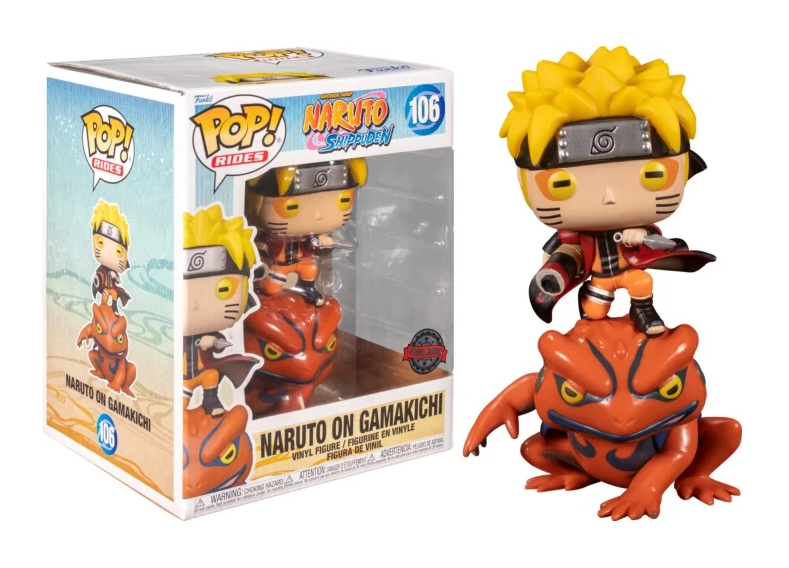 Figurka Naruto Shippuden POP! Rides - Naruto on Gamakichi (Special Edition)