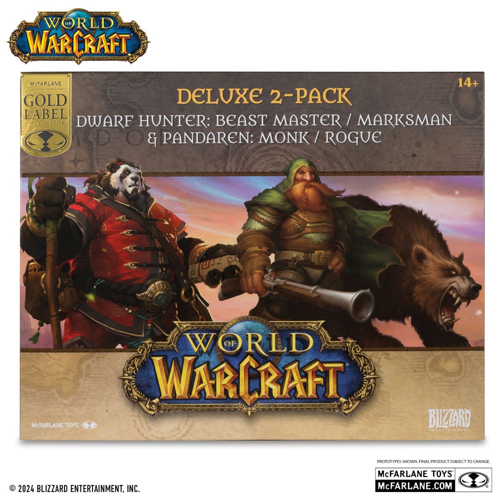 Zestaw 2 figurek World of Warcraft - Dwarf Hunter: Beast Master ...