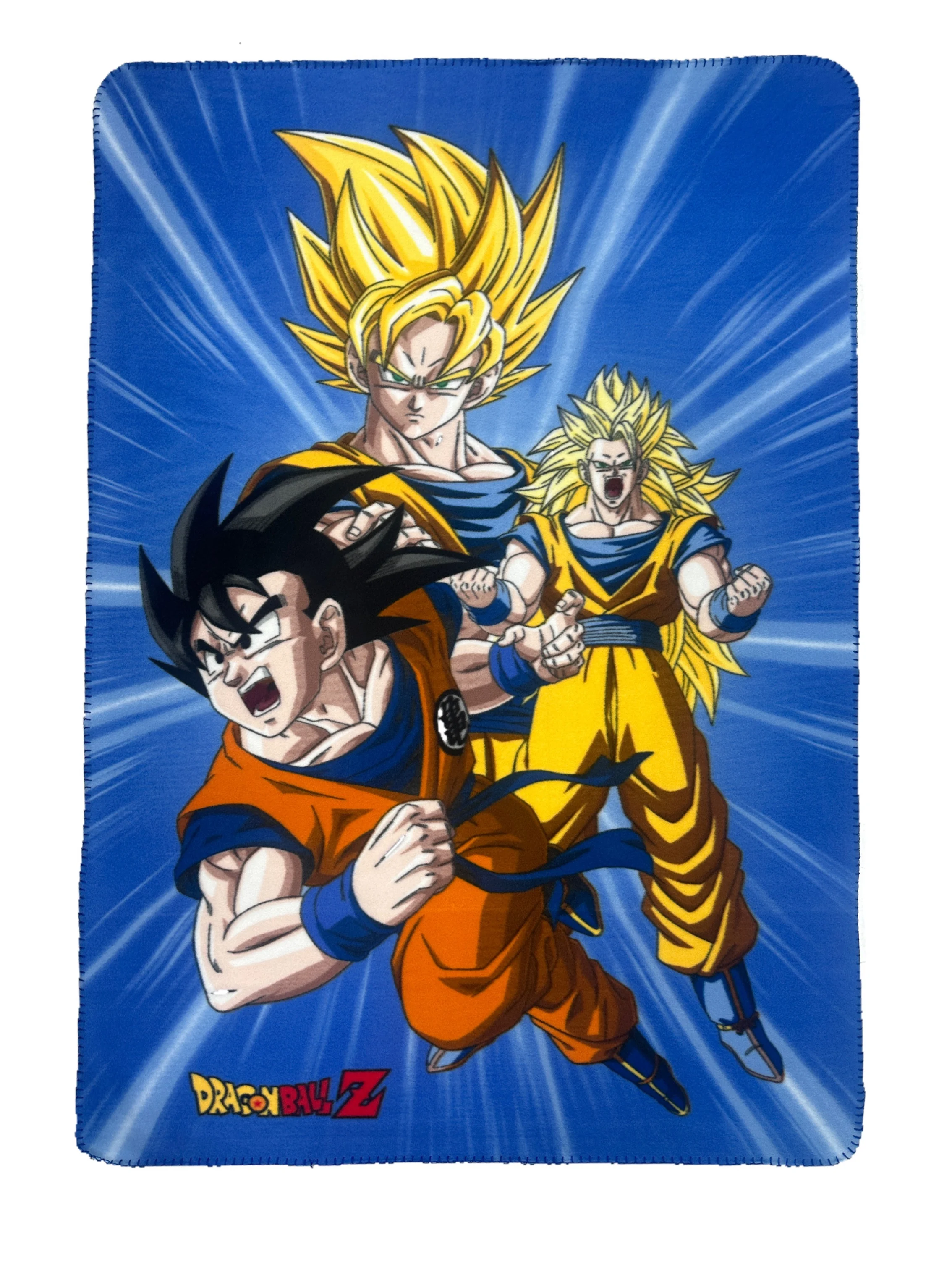 Koc z polaru Dragon Ball Z - Formy Son Goku (100 x 140 cm)