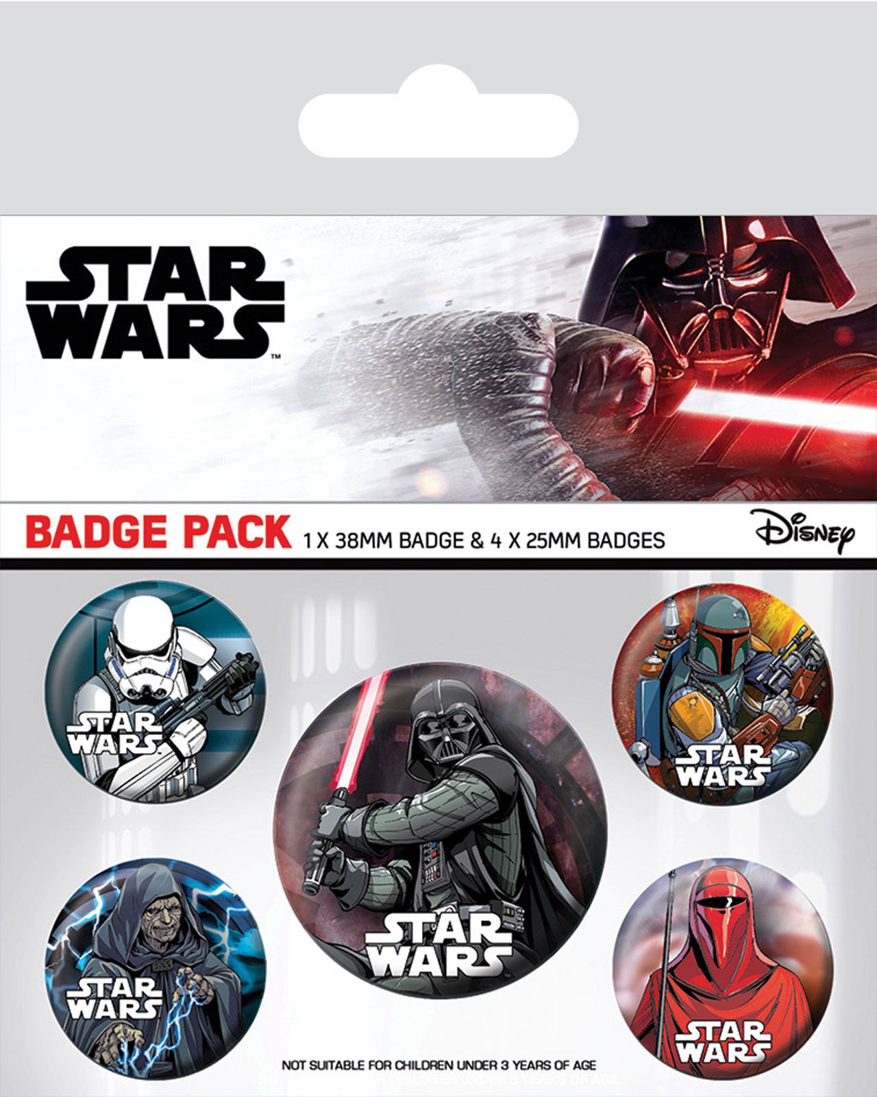 Przypinki Star Wars Dark Side (5 szt.)