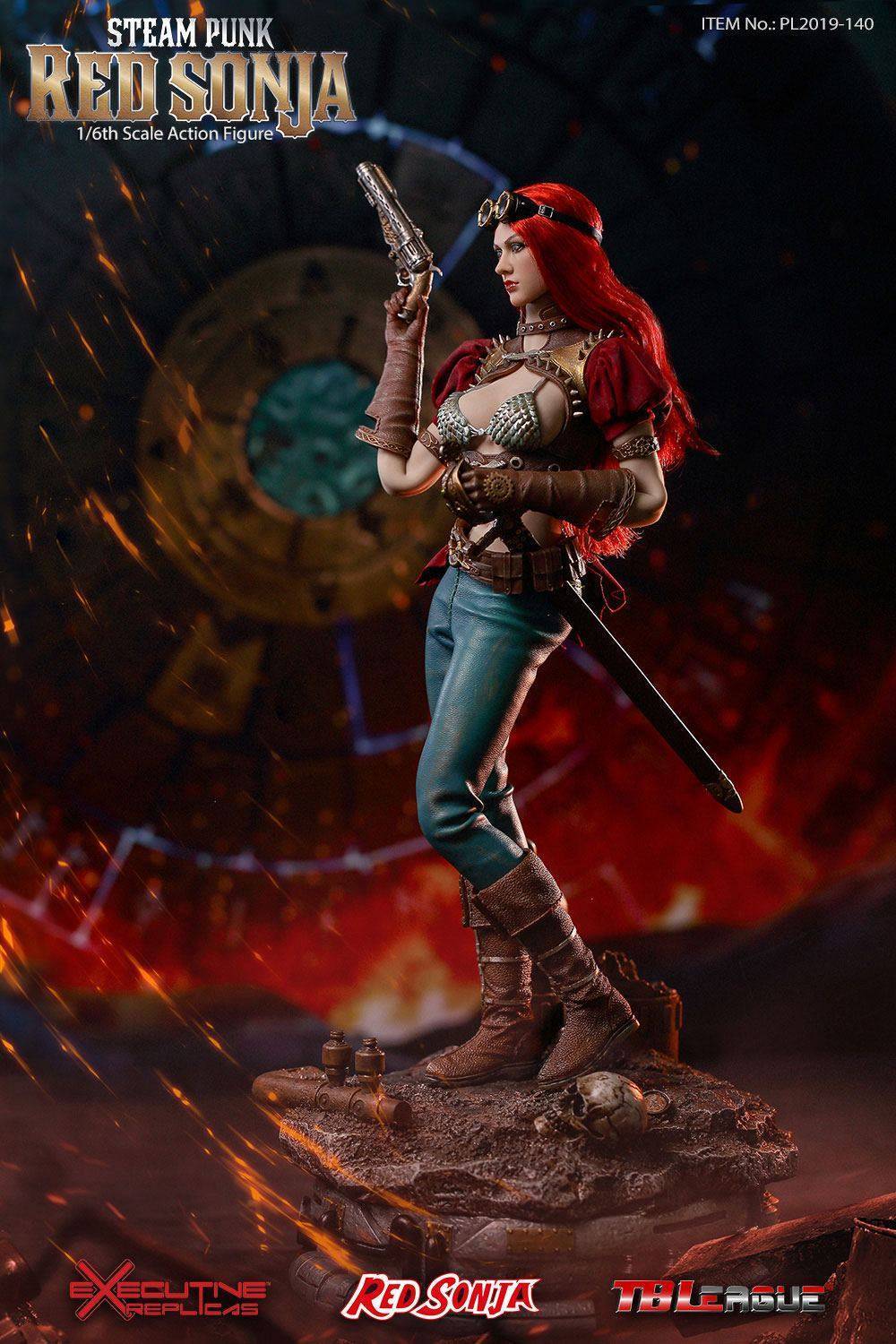 Figurka Red Sonja 1/6 - Steampunk Red Sonja