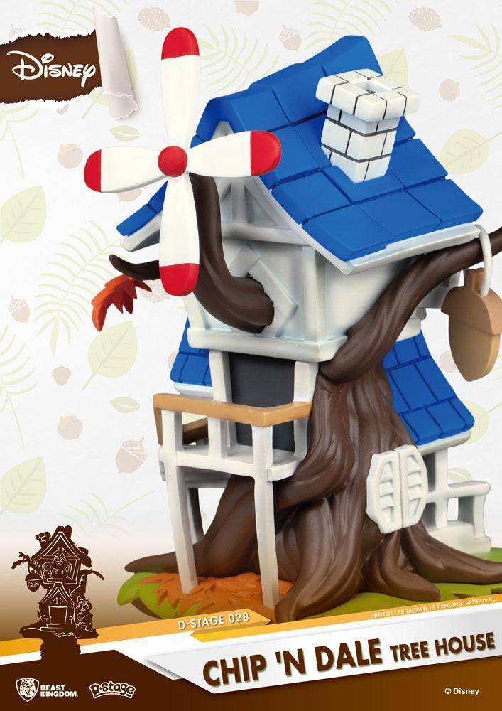 Figurka diorama Chip 'n Dale Tree House D-Select