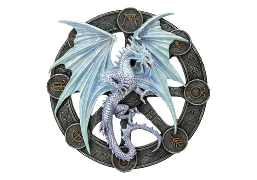 Tabliczka na ścianę Anne Stokes - Yule Dragon